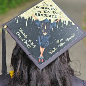 About Time Grad Cap Topper Graduation Cap Decorations by - Etsy
