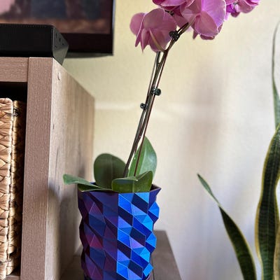 Helix Planter Colorful 3D Printed Spiral Design Geometric Decor for ...