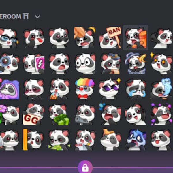 ANIMATED Emote Little Panda GG Kawaii - Twitch | Discord | Youtube ...