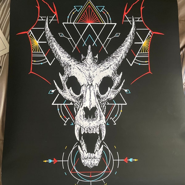 Cryptid Fantasy Zip Hooded Sweatshirt, Wendigo Sweatshirt, Skull ...