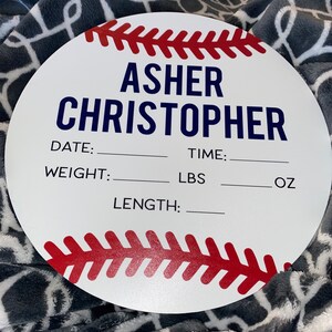 Baby Birth Stat Plaque Personalized Birth Announcement Sign Printed ...