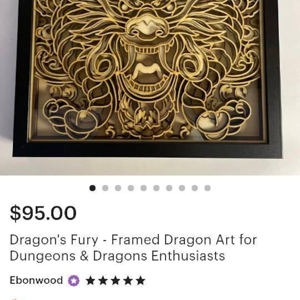 Luxury Dnd Dice Display Case - Dungeons & Dragons Dice Shelf - Etsy