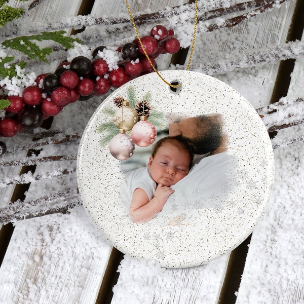 Dye Sublimation Round Ceramic Ornament Mockup | Add Your Own Image - Etsy