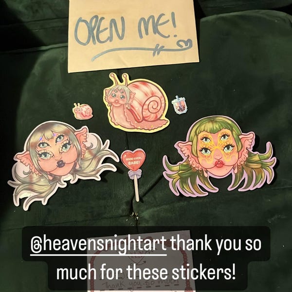 Melanie Martinez Snail Creature Fairy Vinyl Stickers Portals ...