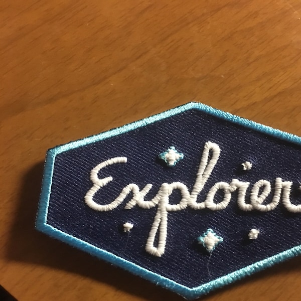 Explorer Patch - Glow in the Dark Iron-on Outer Space Patches - Etsy