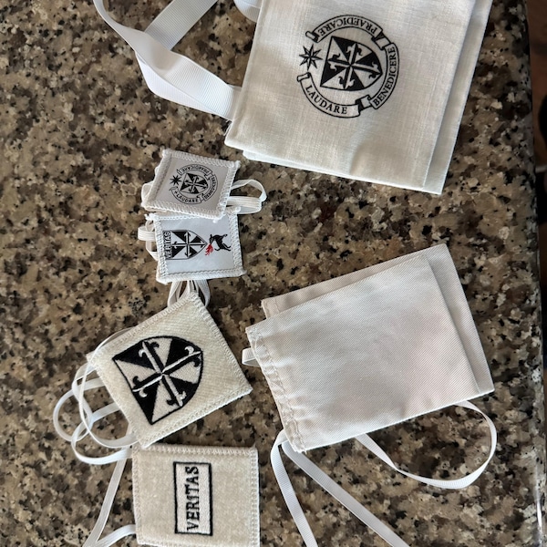 Dominican Scapular, White Scapular, Scapular, St. Dominic, Dominican ...