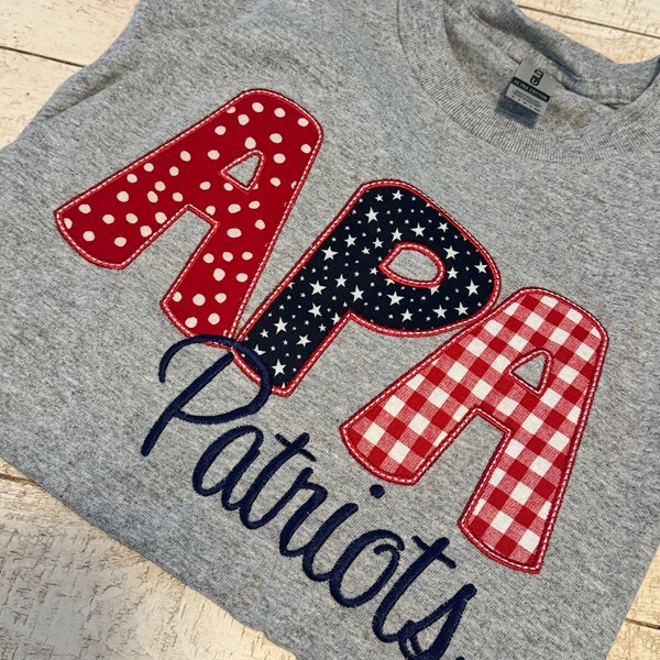 School Spirit Shirts, School Spirit, Applique Letters, Embroidered ...