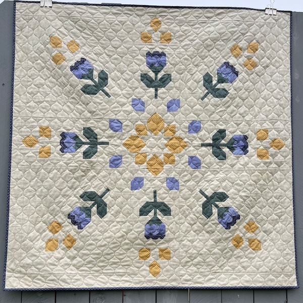 Chevron Snowflake Quilt Pattern PDF Digital Download - Etsy