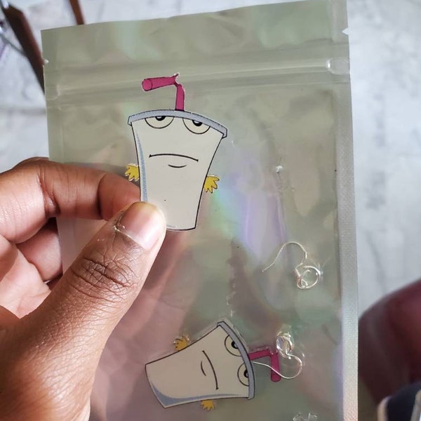 Aqua Teen Hunger Force Master Shake Earrings - Etsy