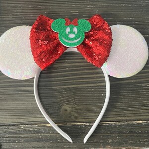 Red Polka Dot Minnie Ears, Minnie Mouse Ears, Polka Dot Minnie Ears ...