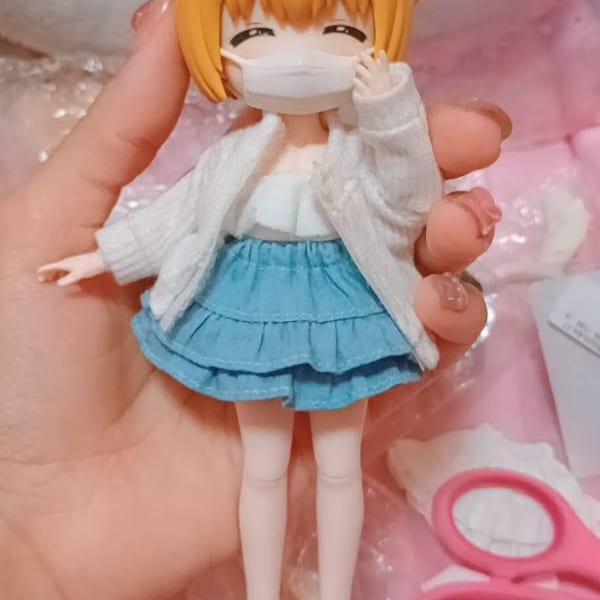 Baby Bell 2.0 Doll 1/12 Bjd Body Obitsu Nendoroid Replacement Body ...