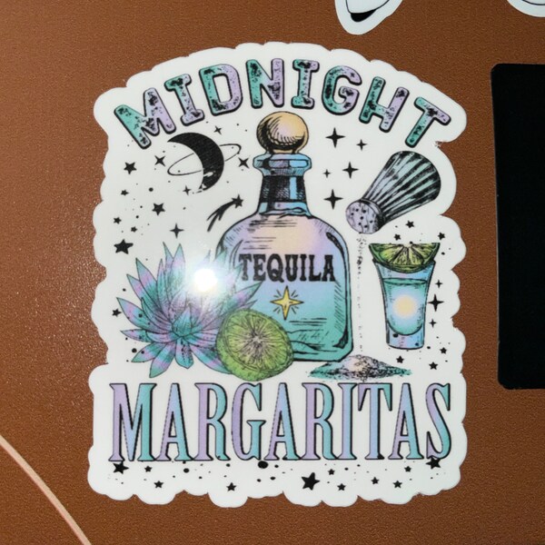 Midnight Margaritas Waterproof Laminated Vinyl Sticker, Practical Magic ...