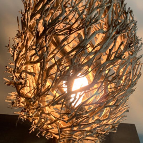 Artistic Lamps 100% Handmade With Natural Tea Tree Branches - Etsy
