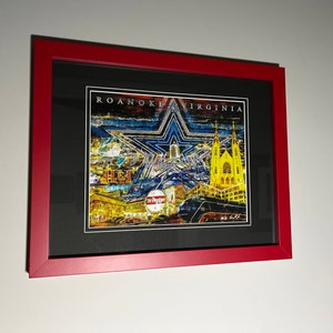 Confetti, Modern Red Picture Frame, .875 Wide, 70 Sizes 140635 Craig ...