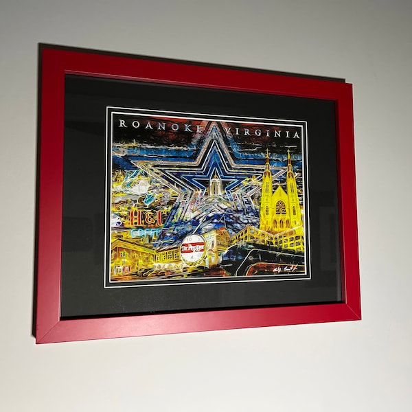 Confetti, Modern Red Picture Frame, .875" Wide, 70 Sizes (140635) Craig ...