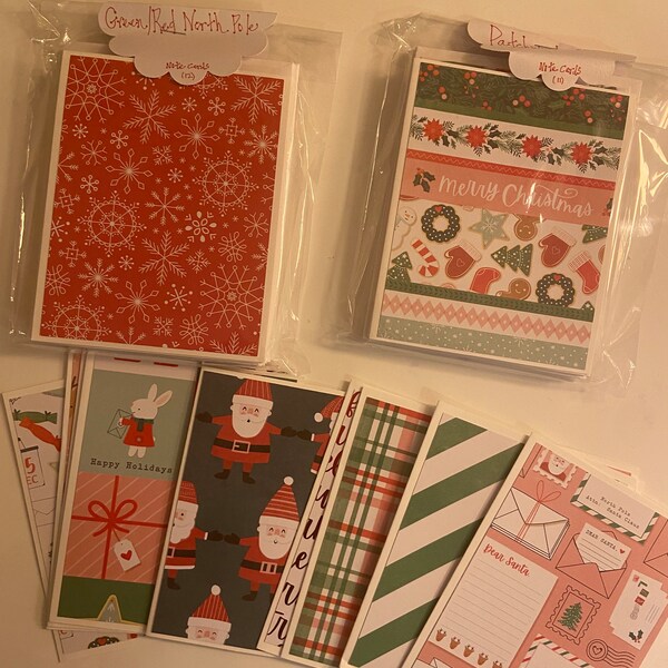 Pastel Medium Flowers Note Cards/set of 12, Budget EZ, Blank Inside ...