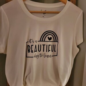 It's A Beautiful Day to Learn Svg, Gift for Teacher, Teacher Life Svg ...