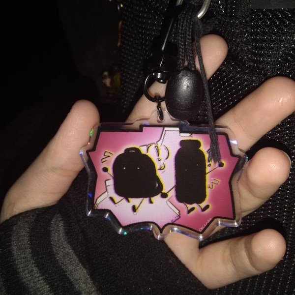 Double Sided Liam and Bryce HFJONE Acrylic Keychain - Object Show - Etsy