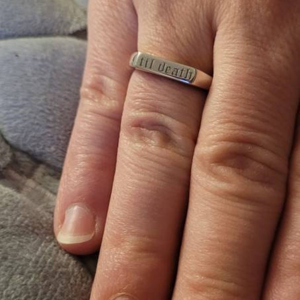 Mickey Mouse Ring Sterling Silver Ring Signet Ring Mickey Ring Engraved ...