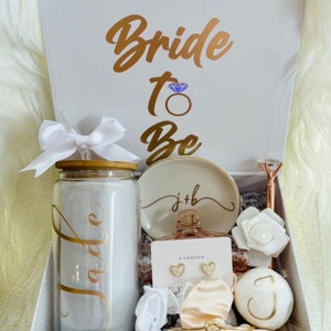 Bridal Gift Box, Bride to Be Gift Box, Personalized Bridal Gift Box ...