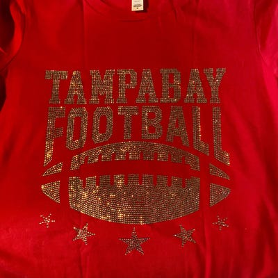 Carolina Rhinestone Shirt, Football Player Game Day Apparel, Stylish ...