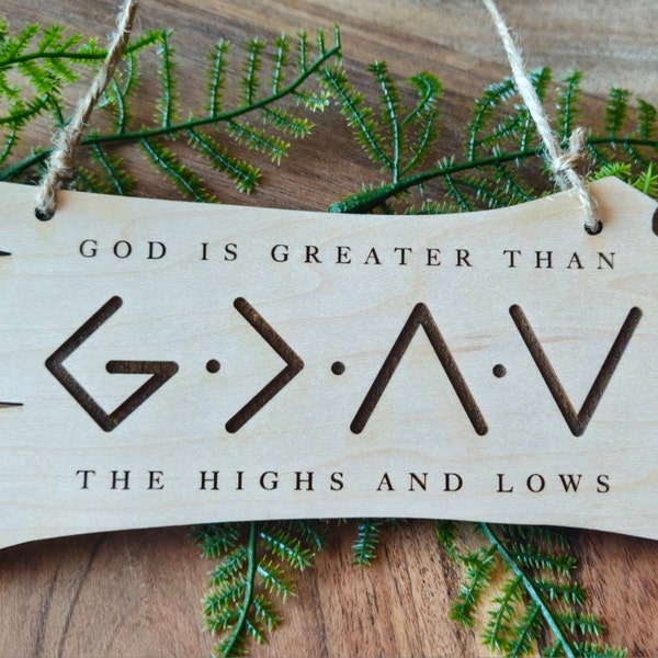 God is Greater Than the Highs and Lows - Instant Digital Download - Svg ...