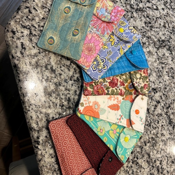 Quilted Glasses Case Sewing Pattern - Beginners - Video Tutorial - Easy ...