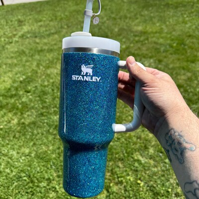 Custom Glittered Stanley Please Read Item Details and Confirm Delivery ...