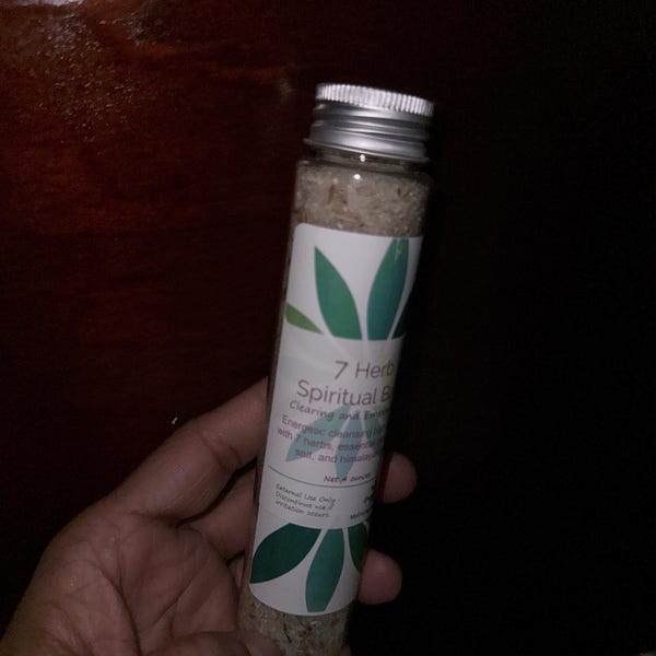 Uncrossing and Hexbreaking Ritual, 7 Herb Salt Bath - Etsy