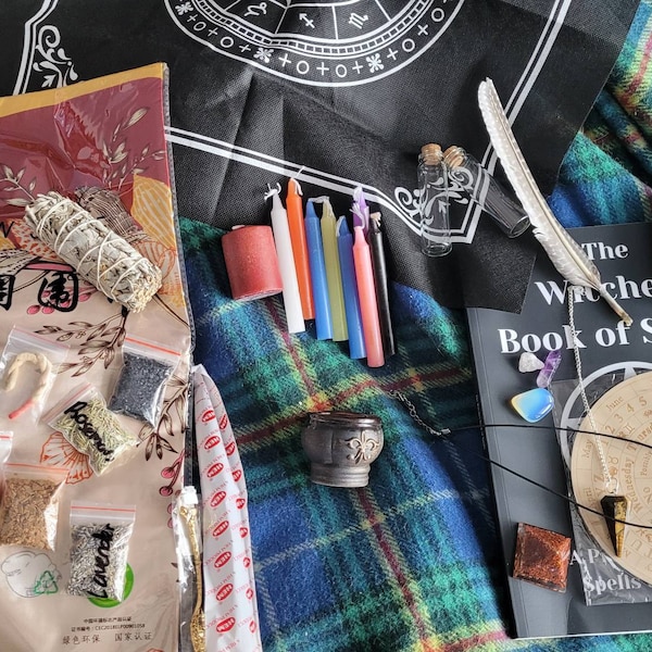 Witch Starter Kit With Guide, Spiritual Starter Box, for Newbies or ...