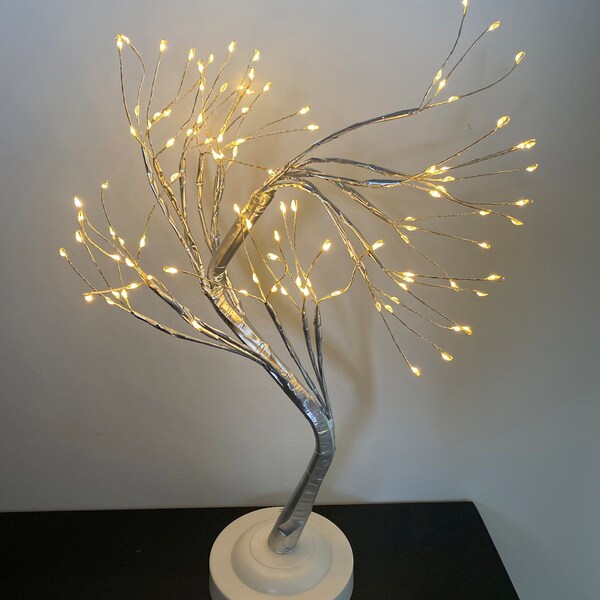 Personalized Aesthetic LED Pearl Fairy Tree Lamp 3D Sparkly Twinkle ...