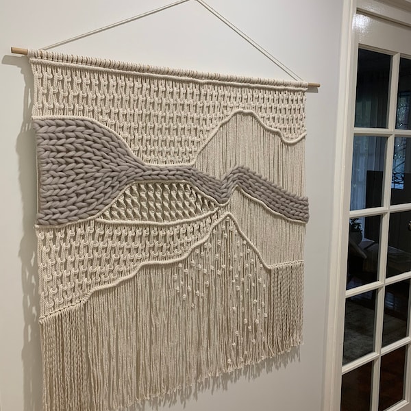 JACINTA : Contemporary Macrame - Modern Macrame - Macrame Wall Hanging ...