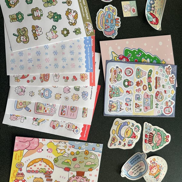 Happy Mail Sticker Sheet | Bullet Journal Stickers, Cute Planner ...