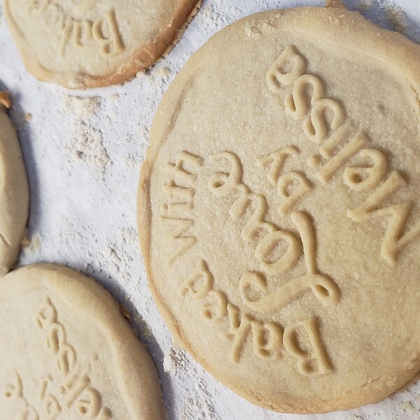 Love Cookie Cutter Stamp Custom Name Cookie Stamp Family Christmas ...