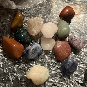 Assorted Mix Tumbled Stones: SMALL MEDIUM or LARGE Sizes - Etsy