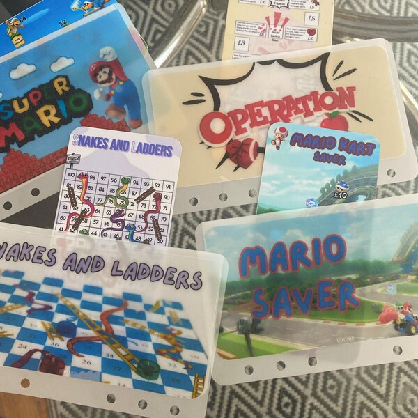 Cash Saving Challenge Cards Starter Bundle – Mini Penny Saver, 50p ...