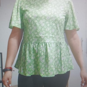 Mock Neck Top Sewing Pattern, Crop Top Pattern PDF, Tank Top Sewing ...