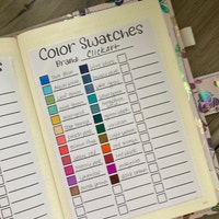 Color Swatch Chart | Color Swatch Template | DIY Color Swatch Marker ...