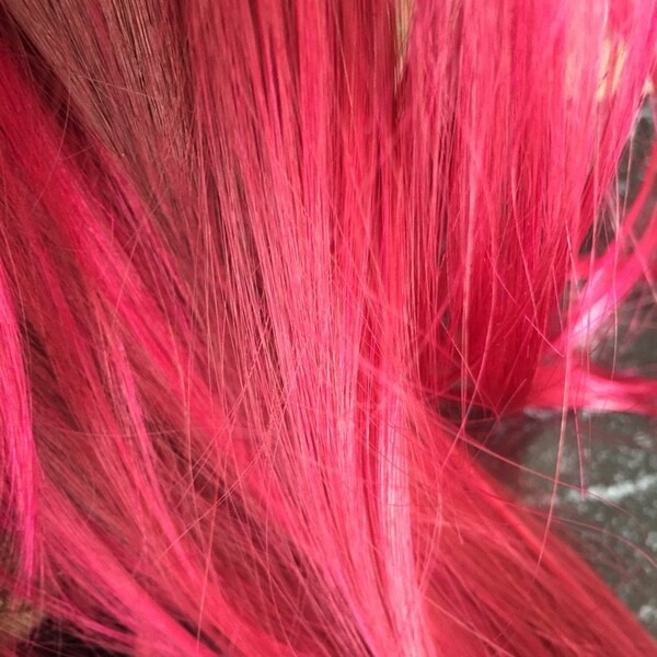 Dark Fuchsia Pink Hair Dye - Etsy