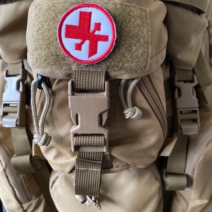Red Cross Medic Custom Name Text Patch Firs Aid Paramedic Hook - Etsy
