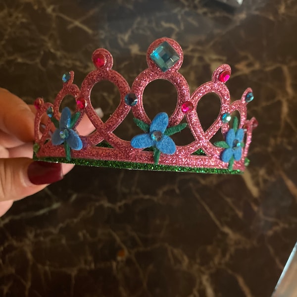 Poppi Birthday Crown, Troll Headband, Troll Crown for Kids, Headband ...