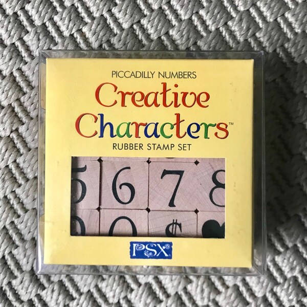 NOS Creative Characters Rubber Stamp Set Designs for Creativity ...