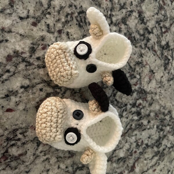 Adorable Cow Booties. Handmade. - Etsy