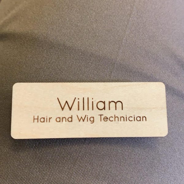 Engraved Magnetic Name Badges Custom Personalized Employee Work Badge ...