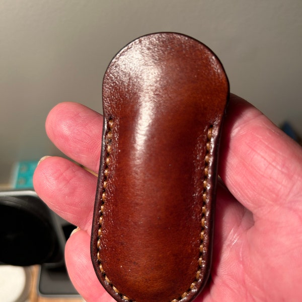 Leather Sheath , Pocket Pouch for Victorinox 58mm Knife , Sleeve for ...