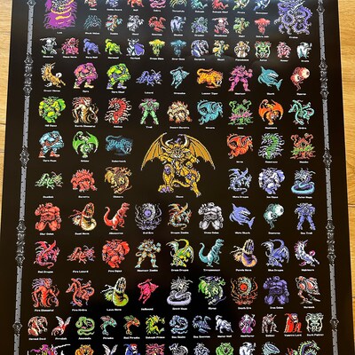 Chrono Trigger Retro SNES Style Poster Chrono Magus Frog Marle Lucca ...