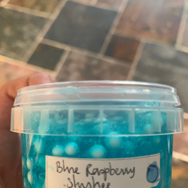 Blue Raspberry Slushie Clear Crunchy Slime - Etsy
