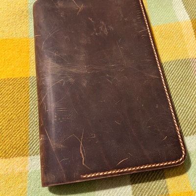 Personalized Vintage Leather Sheet Music Organizer Binder Cover , Full ...