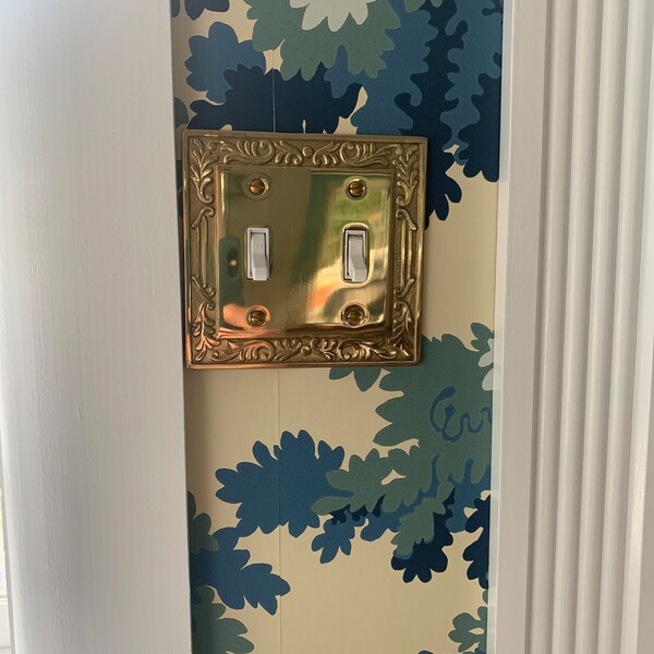 Brass 3 Switch Light Plate Cover - Etsy