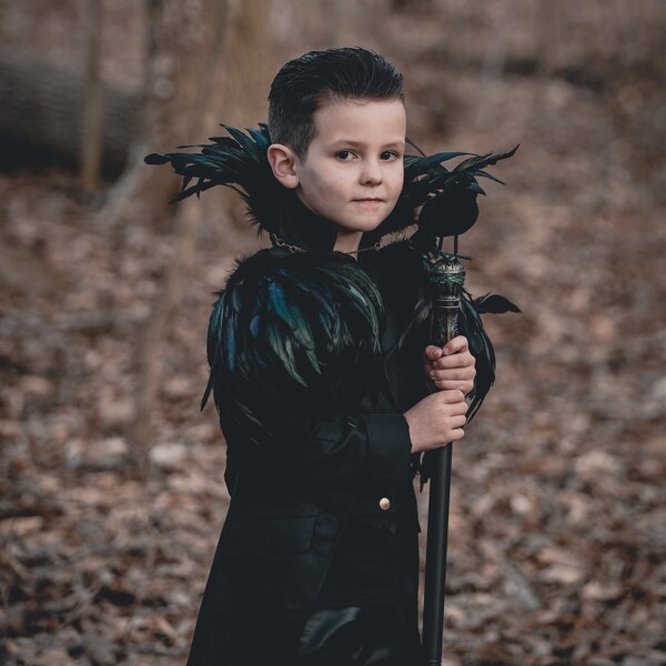 Red Feather Epaulettes Feather Shoulder Pieces Statement Wings Burning ...